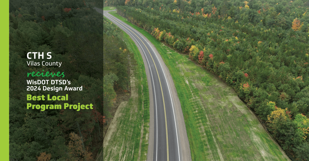 CTH S, Vilas County Wins Best Local Program Project : CORRE